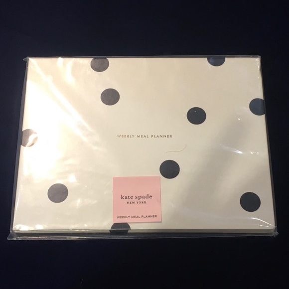 kate spade | Other | Nwt Kate Spade Weekly Meal Planner | Poshmark